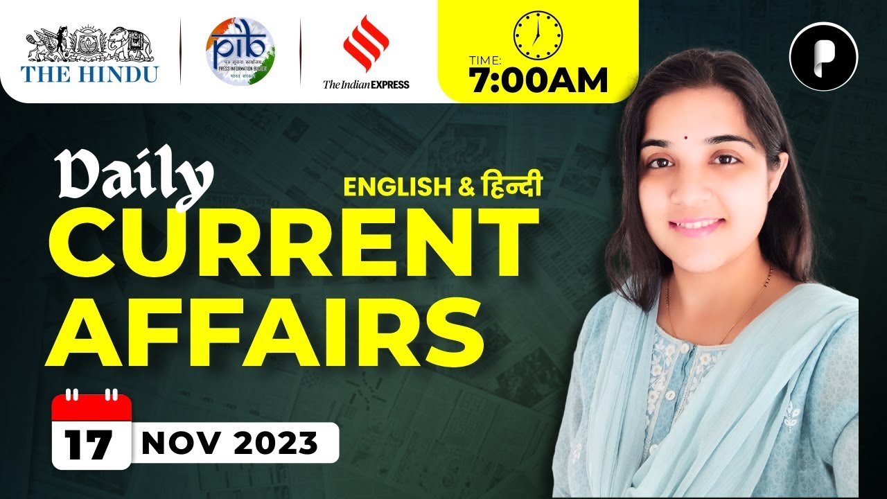 17 November Current Affairs 2023 | Daily Current Affairs | Current ...