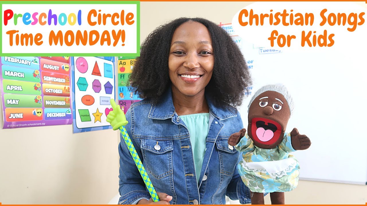 MONDAY-PRESCHOOL CIRCLE TIME | VIDEOS FOR KIDS | CHRISTIAN KIDS SONGS ...