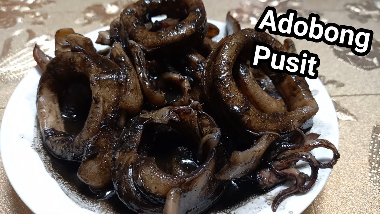PUSIT NA ADOBO | PAANO LUTUIN ANG ADOBONG PUSIT SIMPLENG SANGKAP LANG ...