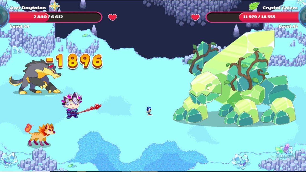 PRODIGY CRYSTAL CARVANS ep 4 defeating tha forth boss wich actually is ...