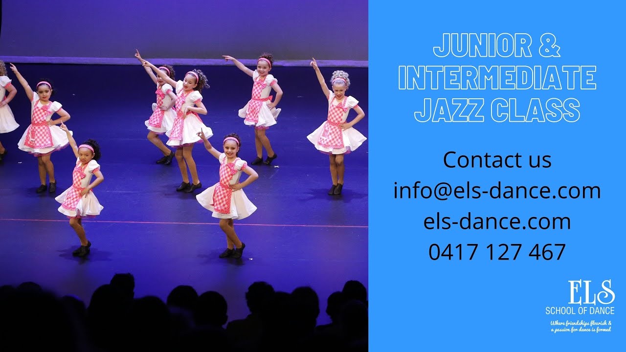 ELS School of Dance - Junior and Intermediate Jazz Class - YouTube