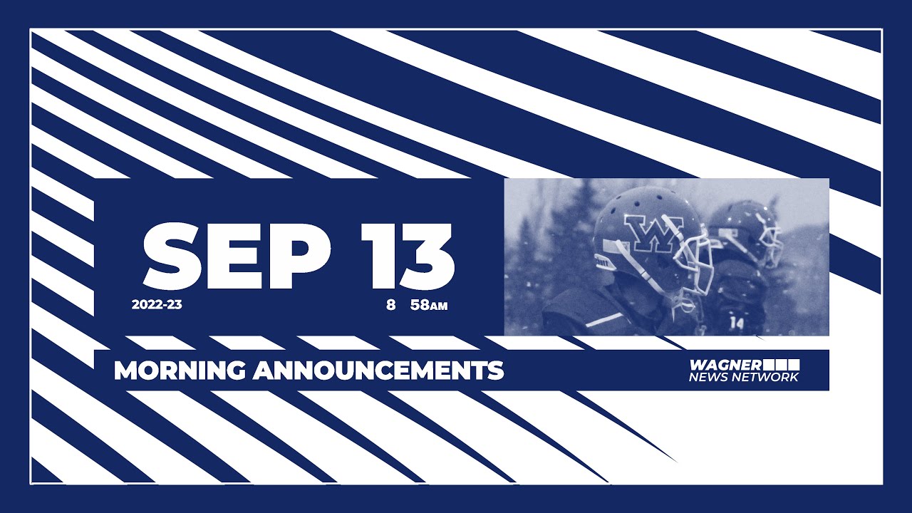 Morning Announcements - Sep. 13, 2022 - YouTube