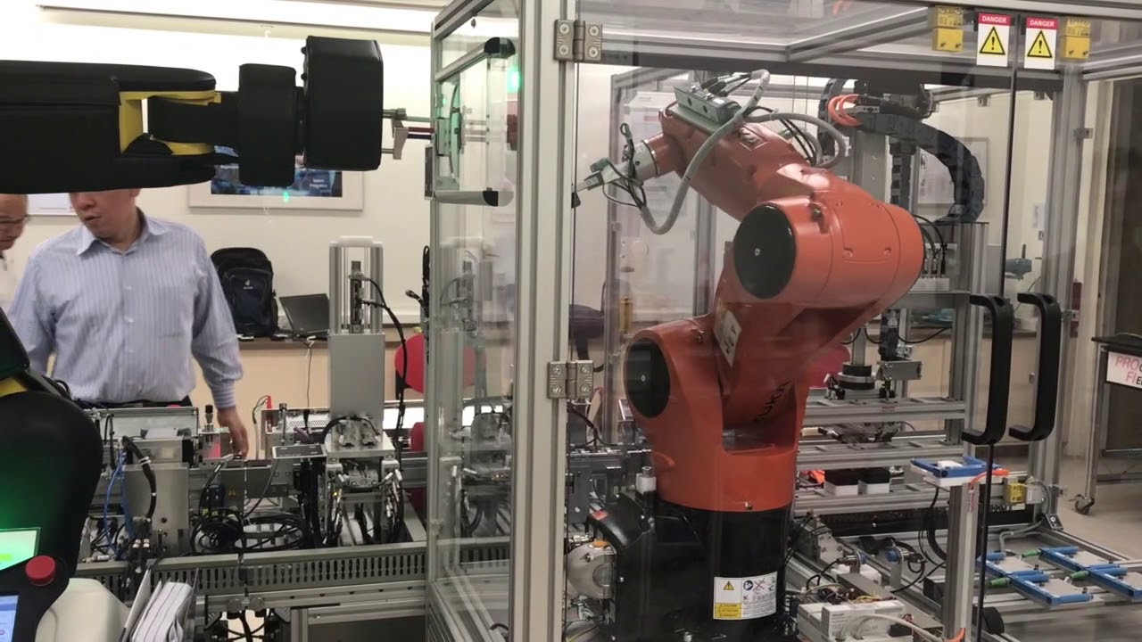 Bosch Rexroth i4.0 System with APAS Collaborative Robot@Singapore ...