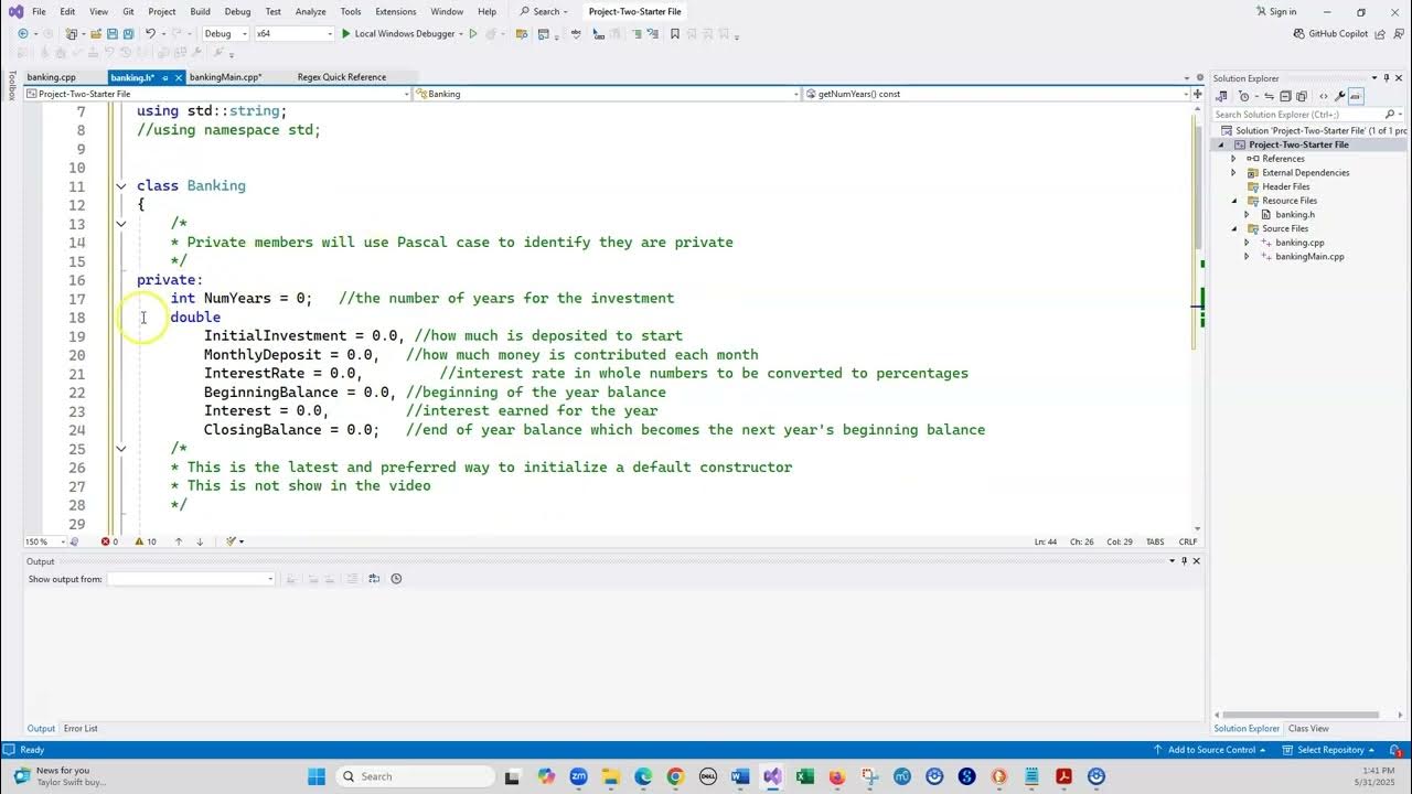 CS210 Project Two Starter File - YouTube