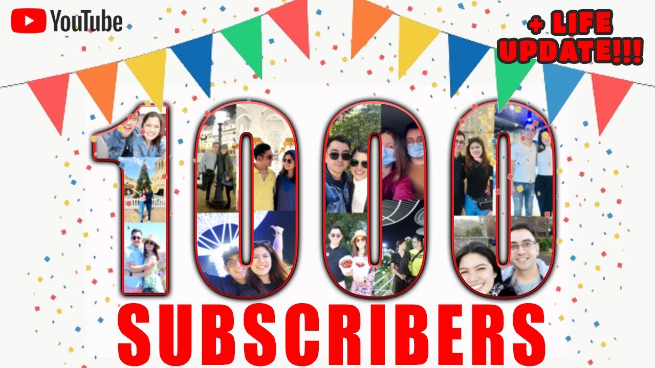 Happy 1000 Subscribers + Life Updates | PiSquared - YouTube