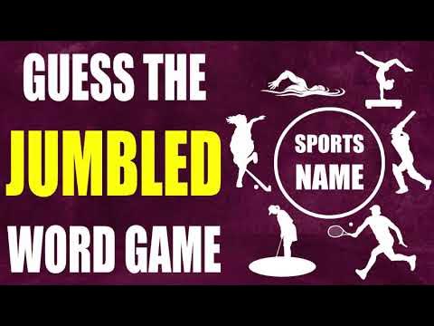 GUESS THE JUMBLED WORD GAME | Word Puzzle | 90 % people can not solve ...