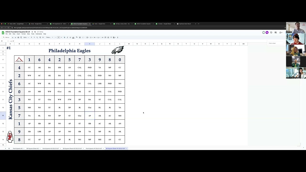 AREAA SB Squares LIX Numbers Drawing - YouTube