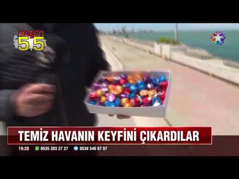 HAFTALIK İZİNLERİ BAYRAMA DENK GELDİ, SAHİLDE DANS ETTİLER