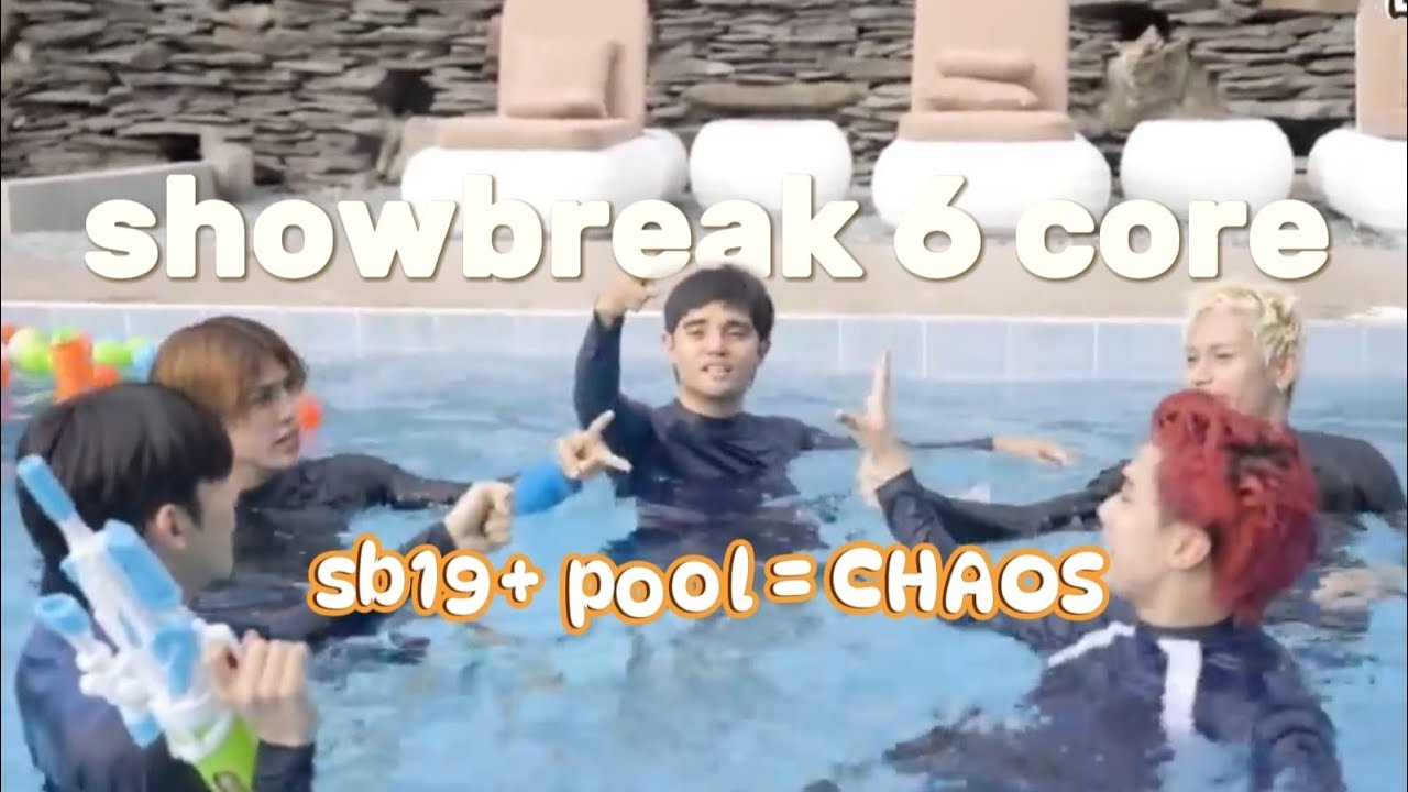 sb19 + pool = CHAOS | showbreak core moments #1 - YouTube