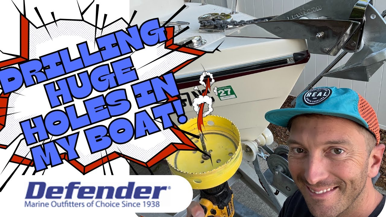 Installing a Lewmar V700 Anchor Windlass - Part 2 - YouTube