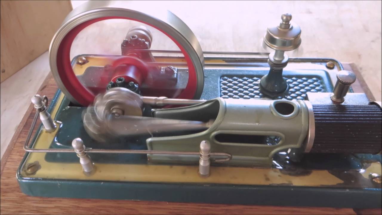 Fleischmann Aggregate Model Toy Steam Engine running on live steam from ...