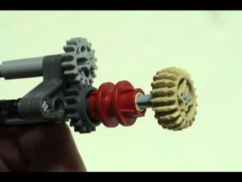 LEGO Technic Transmission Driving Ring and Clutch Gear - YouTube