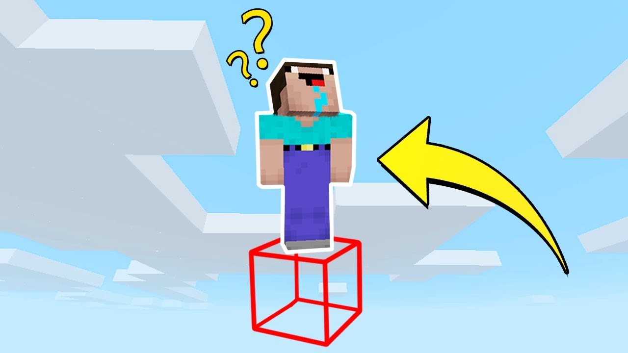 ¿cÓmo Sobrevivir En Un Bloque Invisible De Minecraft 😂 Noob Vs Parkour