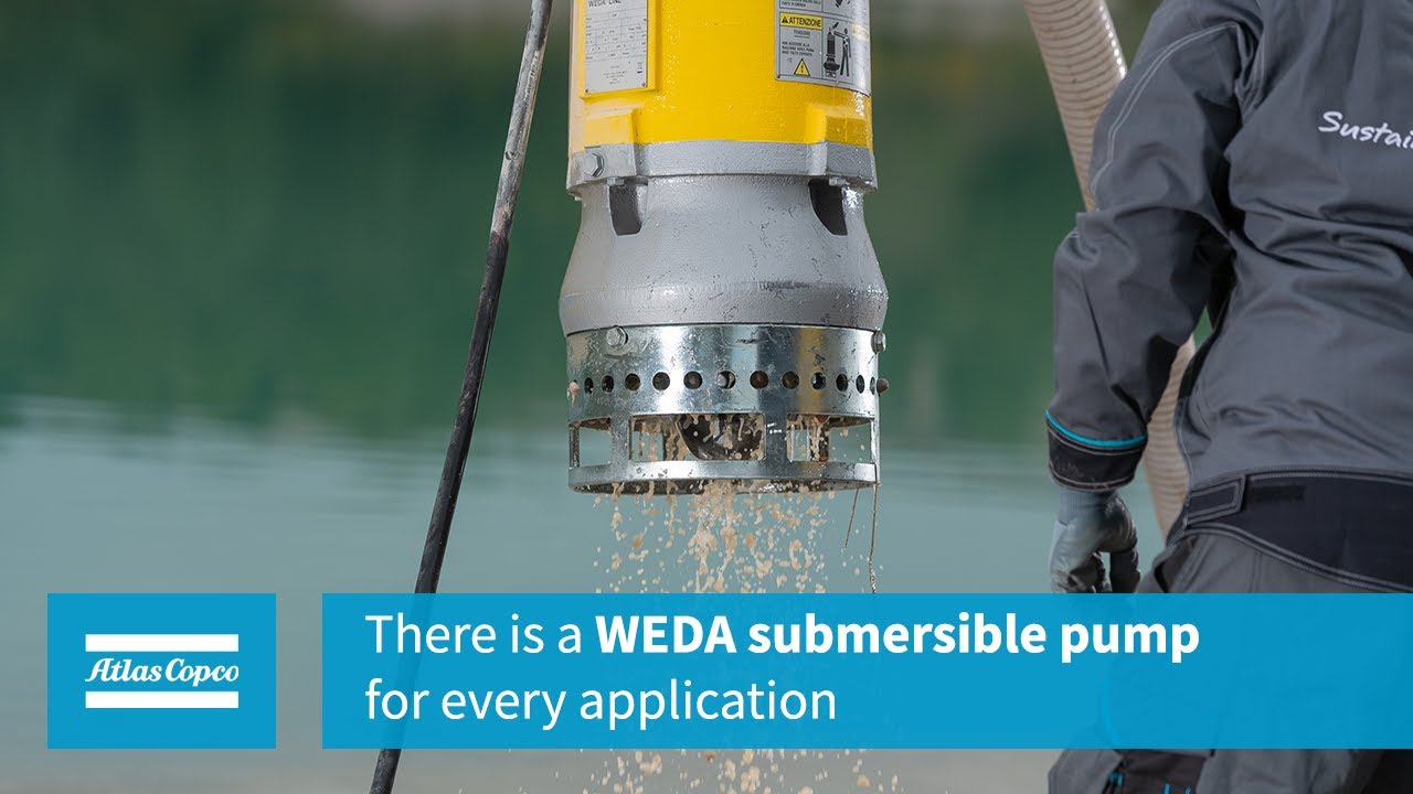 There is a WEDA submersible pump for every application - YouTube