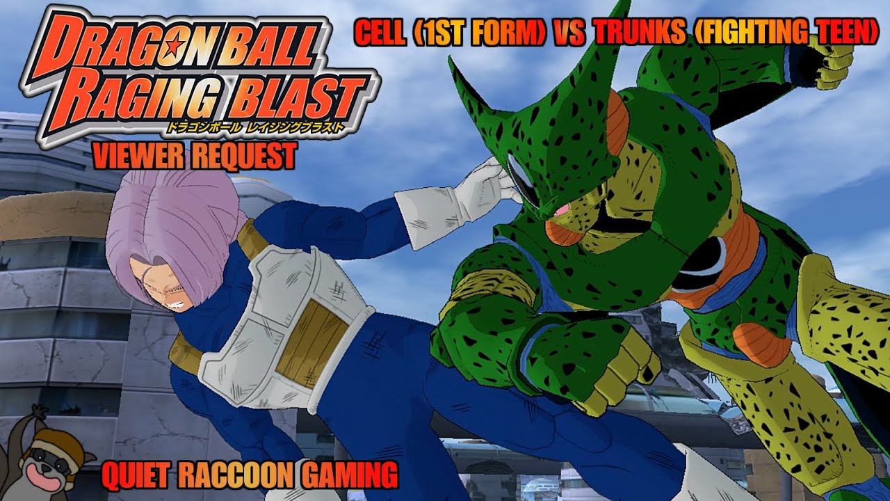 Dragon Ball: Raging Blast (PS3) Request - Cell (1st Form) vs Trunks ...