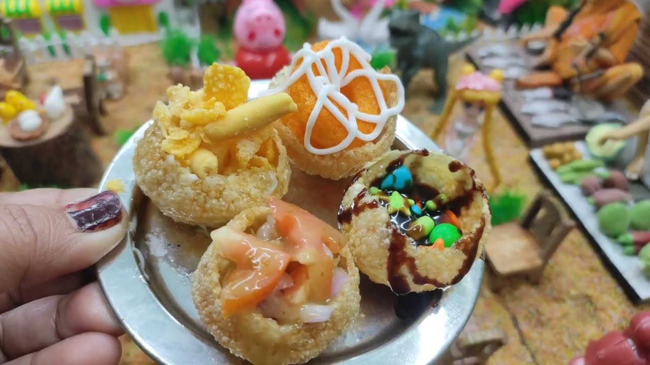 Miniature Pani Puri | Golgappa Recipe | How to Make Pani Puri Golgappe ...