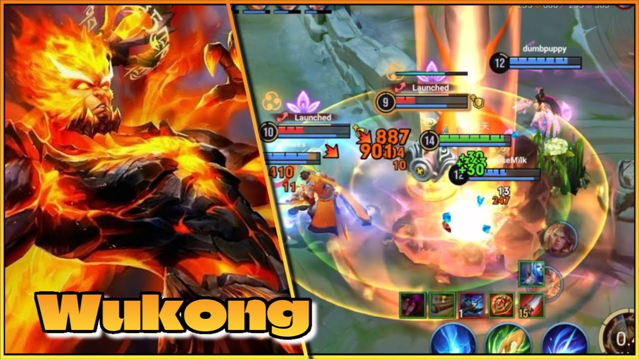 Best Wukong Hellfire – The Fiery Monkey King Unleashed | Honor of Kings #HOK #HonorOfKings # ...
