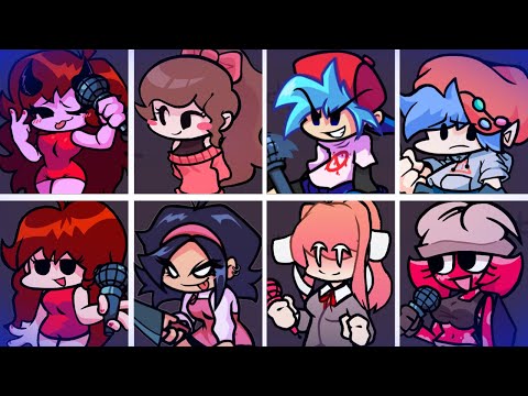 Dad Battle But Every Turn a Different Character Sings 🎶 (FNF But Everyone Sing It)