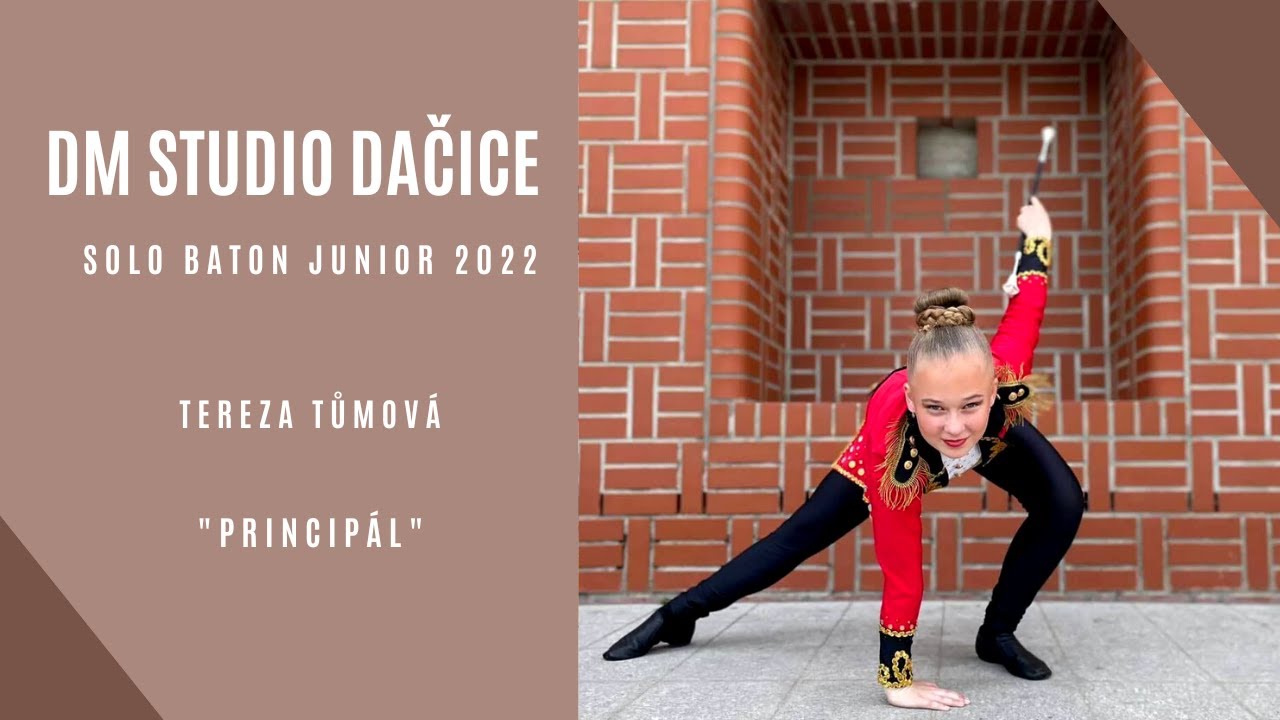 DM studio Dačice - sólo junior baton 2022 - Tereza Tůmová - YouTube