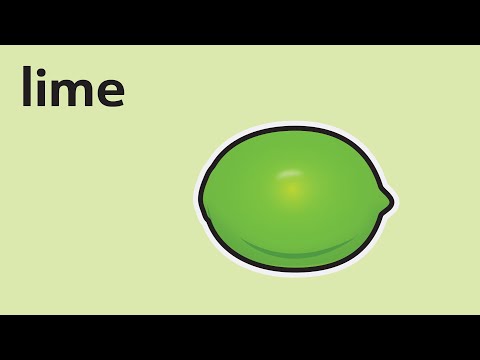 Learning English Words: Today's word is lime