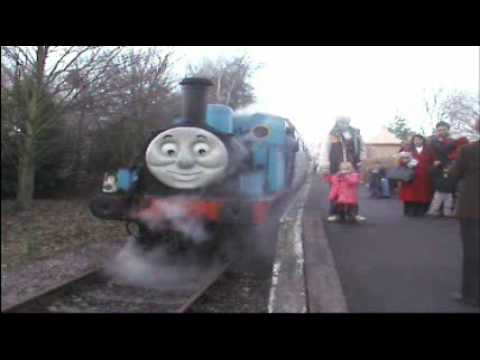 Steam. Thomas the Tank puffs vigorously around Didcot - YouTube