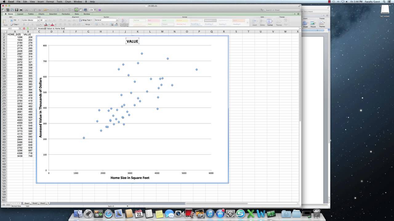 Regression_Excel_for_Mac - YouTube