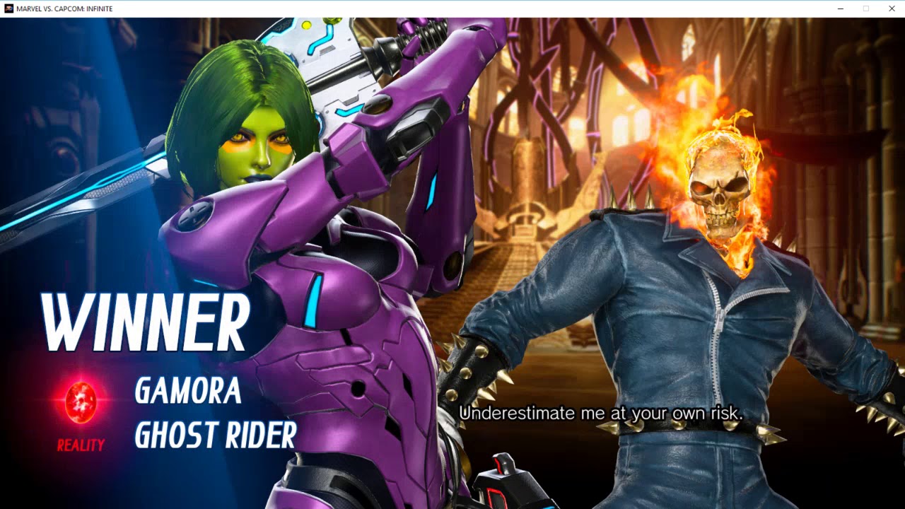 Marvel vs. Capcom arcade mode - Gamora/Ghost Rider - YouTube