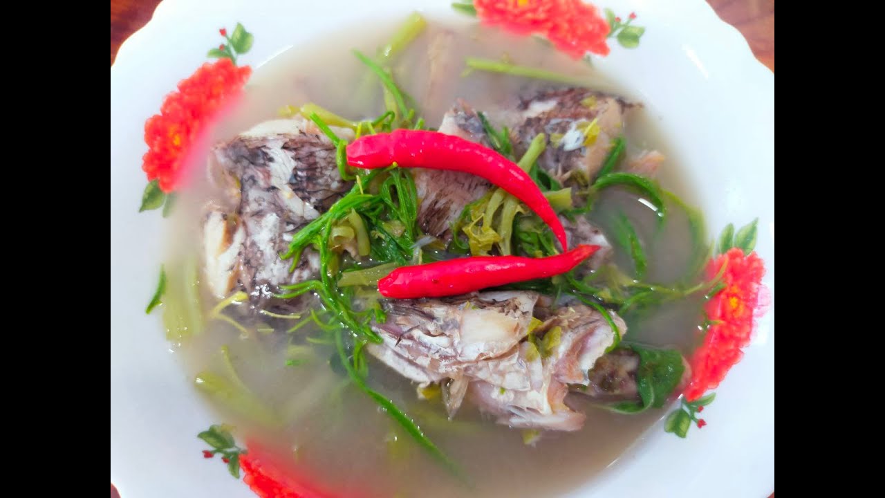 សម្លម្ជូរក្បាលត្រី ងាយៗ ឆ្ងាញ់ៗ | Samlor machu kbal trey yummy - YouTube