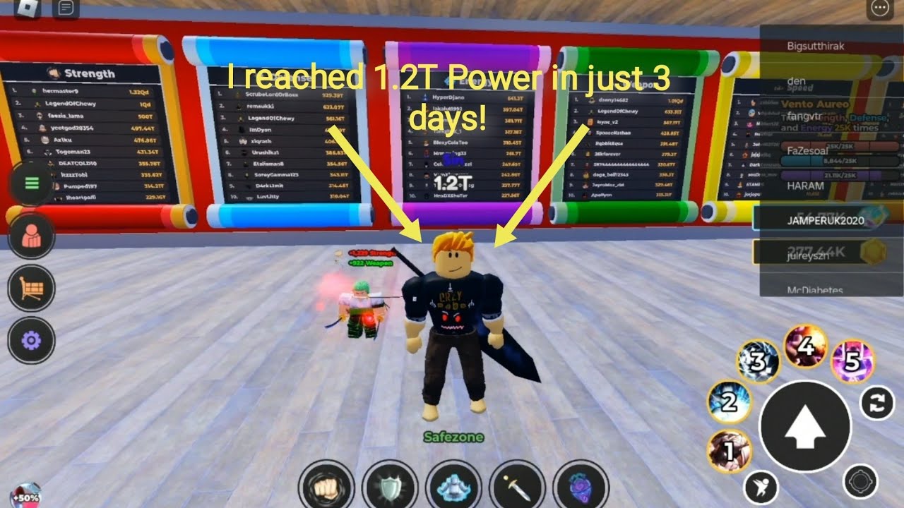 Reaching 1.2T Total Power in just 3 days in Anime Simulator! (ROBLOX ...