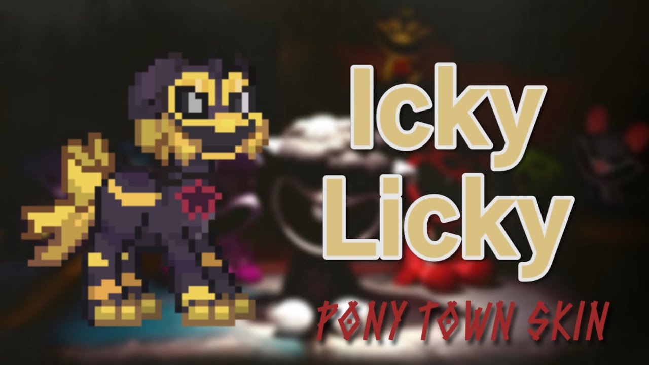 🌹:😈 | Icky Licky Pony Town Skin Tutorial ~ Poppy Playtime: Nightmare ...