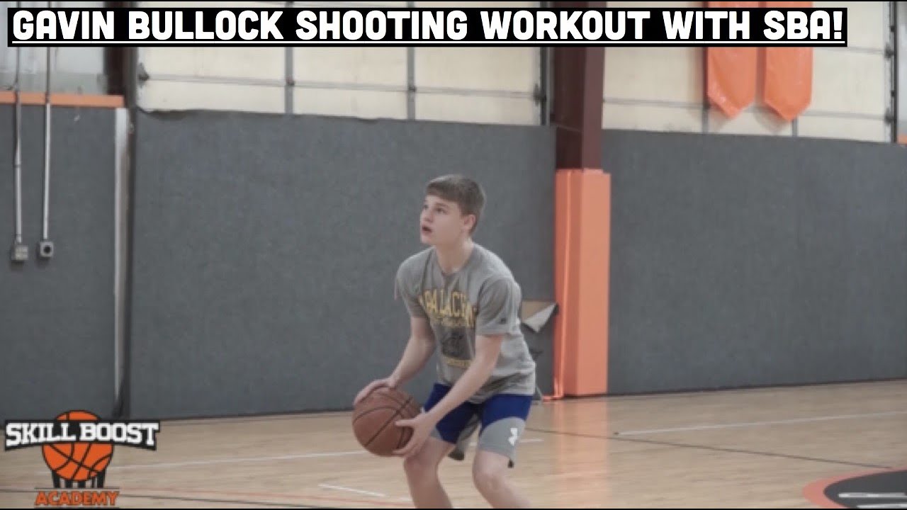 Gavin Bullock Shooting Workout w/ Coach Dex | Skill Boost Academy - YouTube
