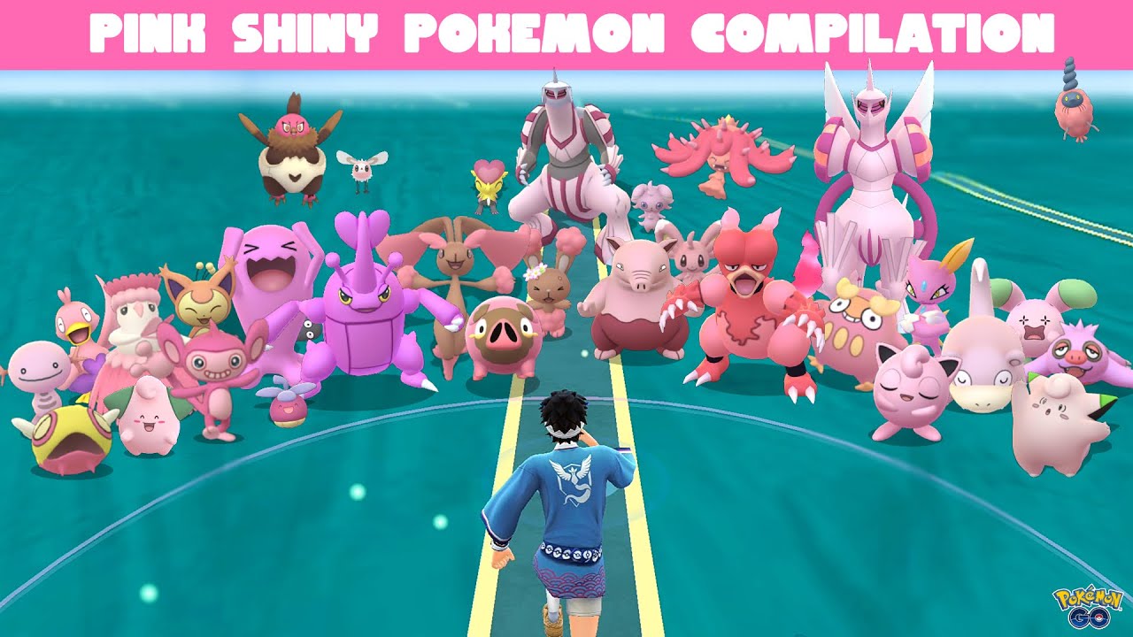 Trainer Tries to Catch Every Pink Shiny Pokemon in Pokemon GO! - YouTube