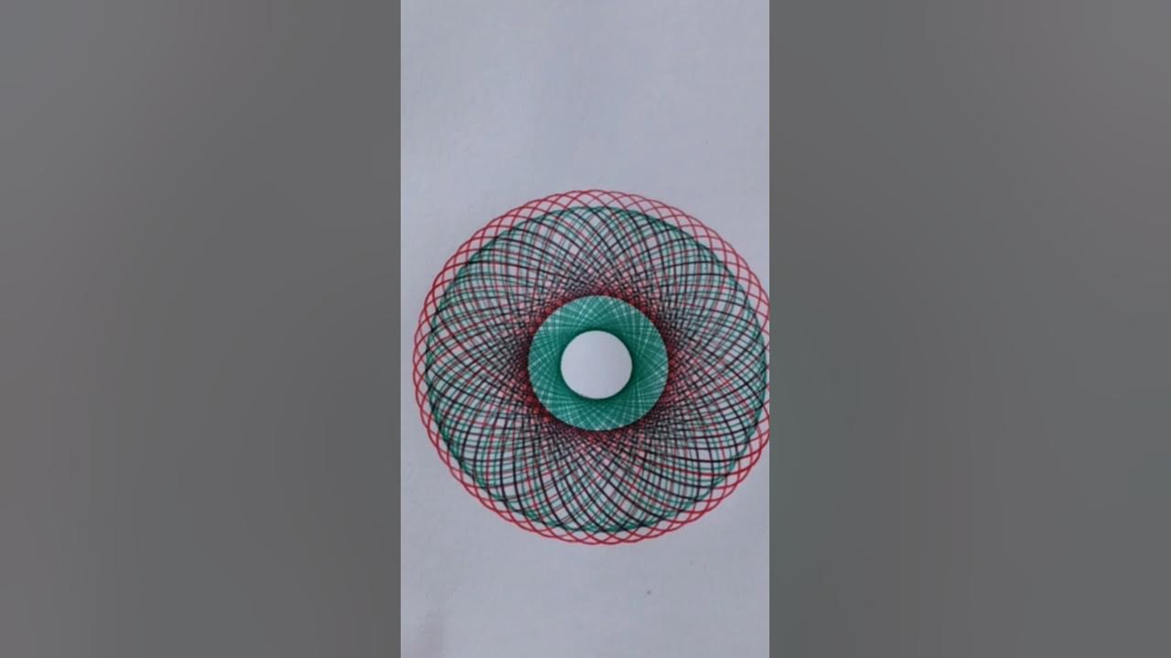 Colourful spirograph#colourful#chillart#soothing#spiroart - YouTube