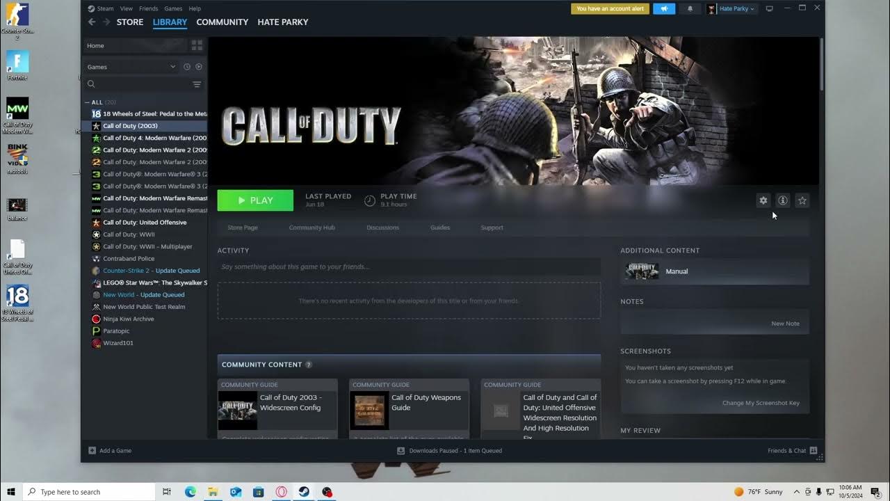 How to Enable Cheats and Console in Call of Duty 1 (Old CoDs) 2024 - YouTube
