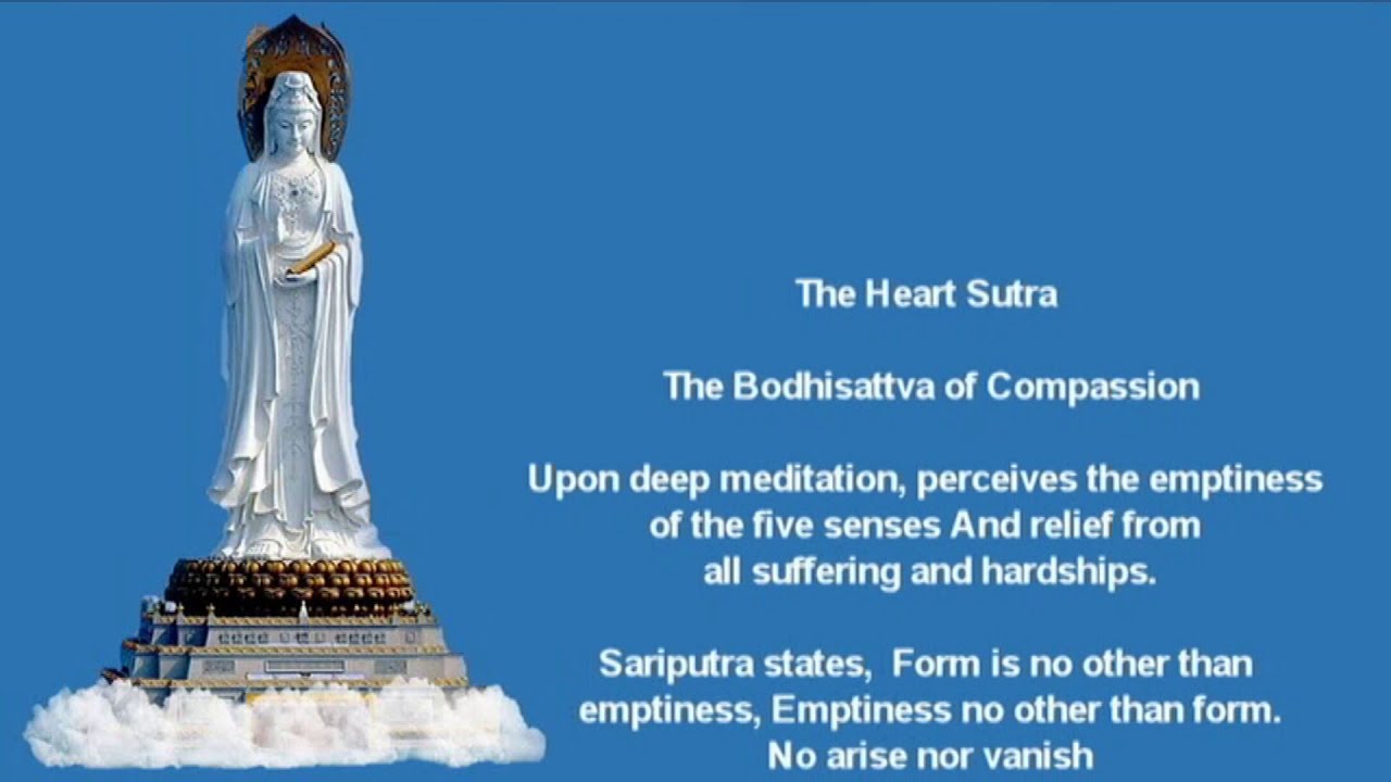 Heart Sutra - The Bodhisattva of Compassion - YouTube