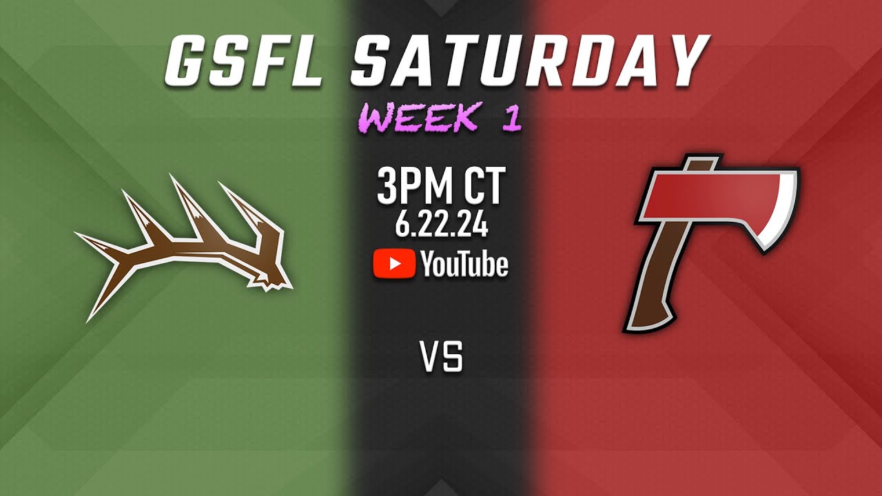 GSFL: Anchorage Antlers Vs Portland Lumberjacks | Week 1 Saturday ...