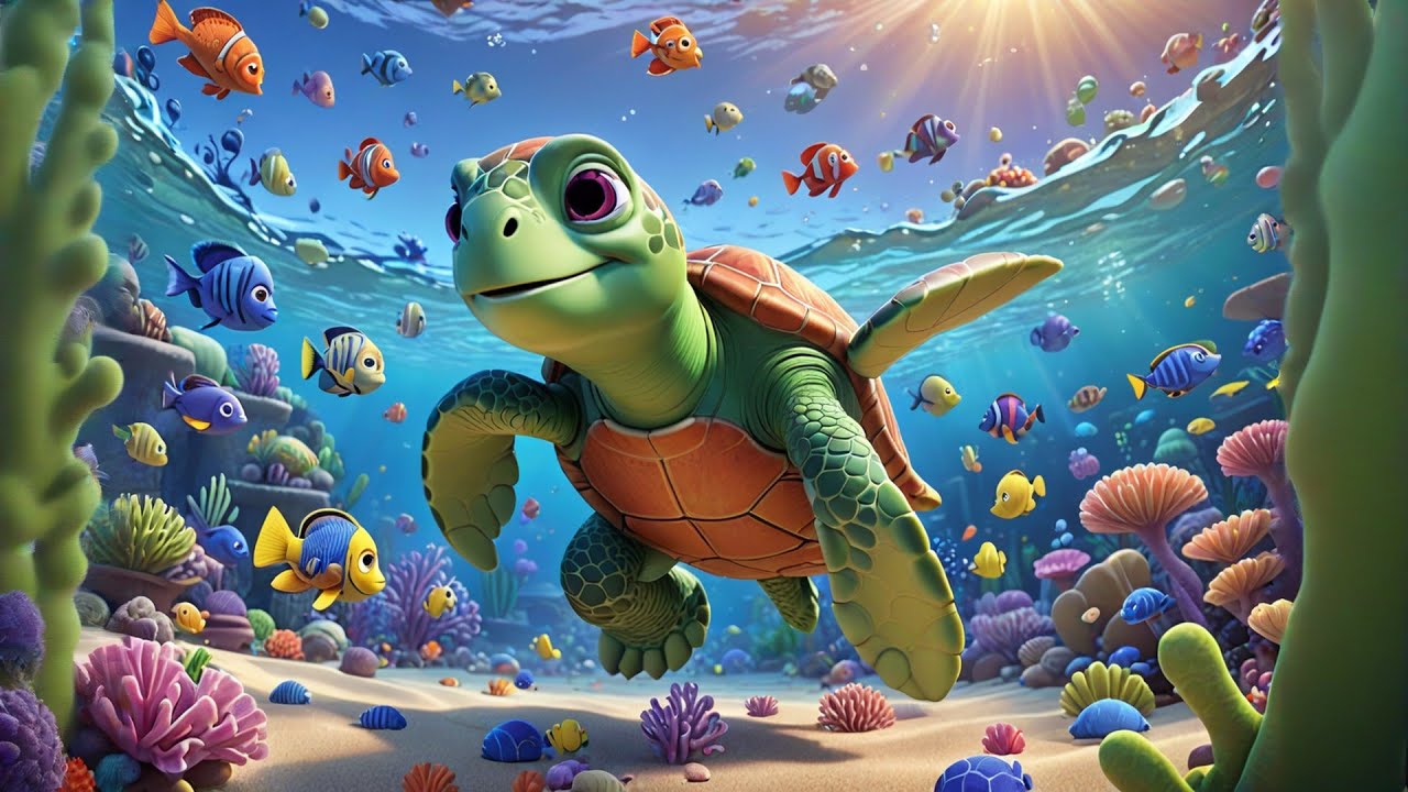 Tutu Turtle Counts to Ten | Fun Kids Song | Nursery Rhymes and Baby ...