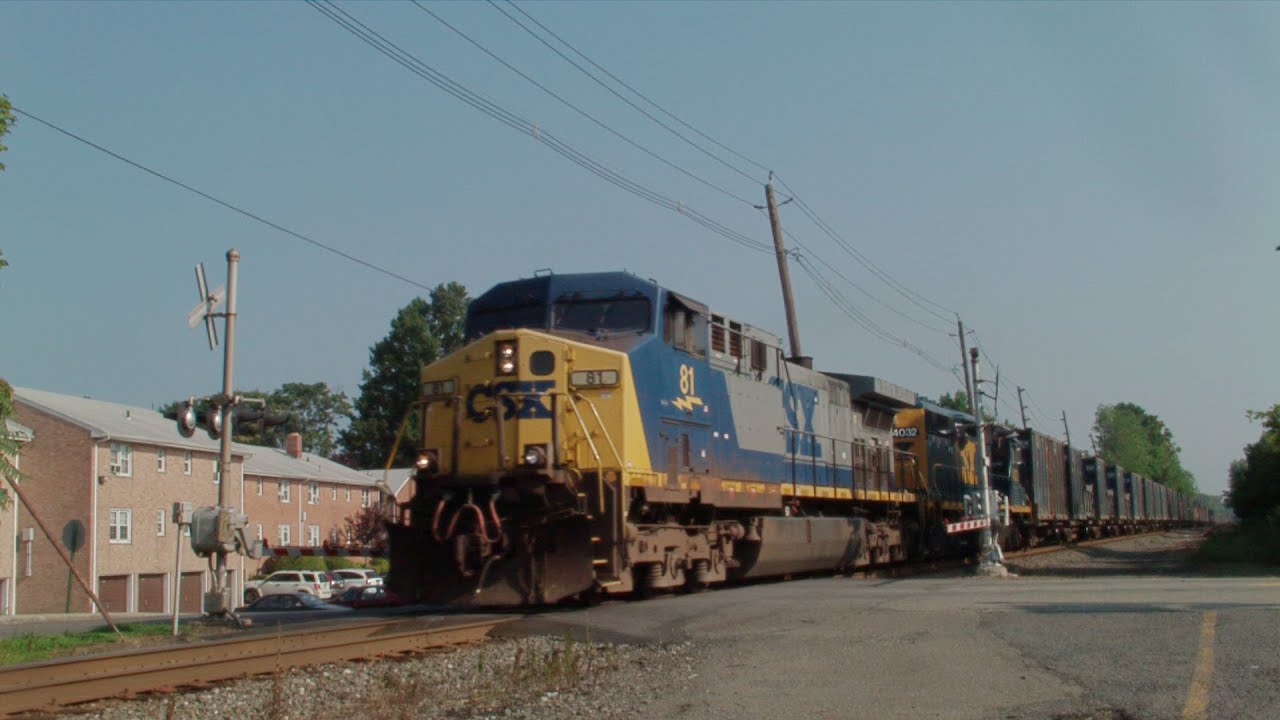HD: Brand New CSX SD40-3 4032 on K281!! 8-4-12. - YouTube