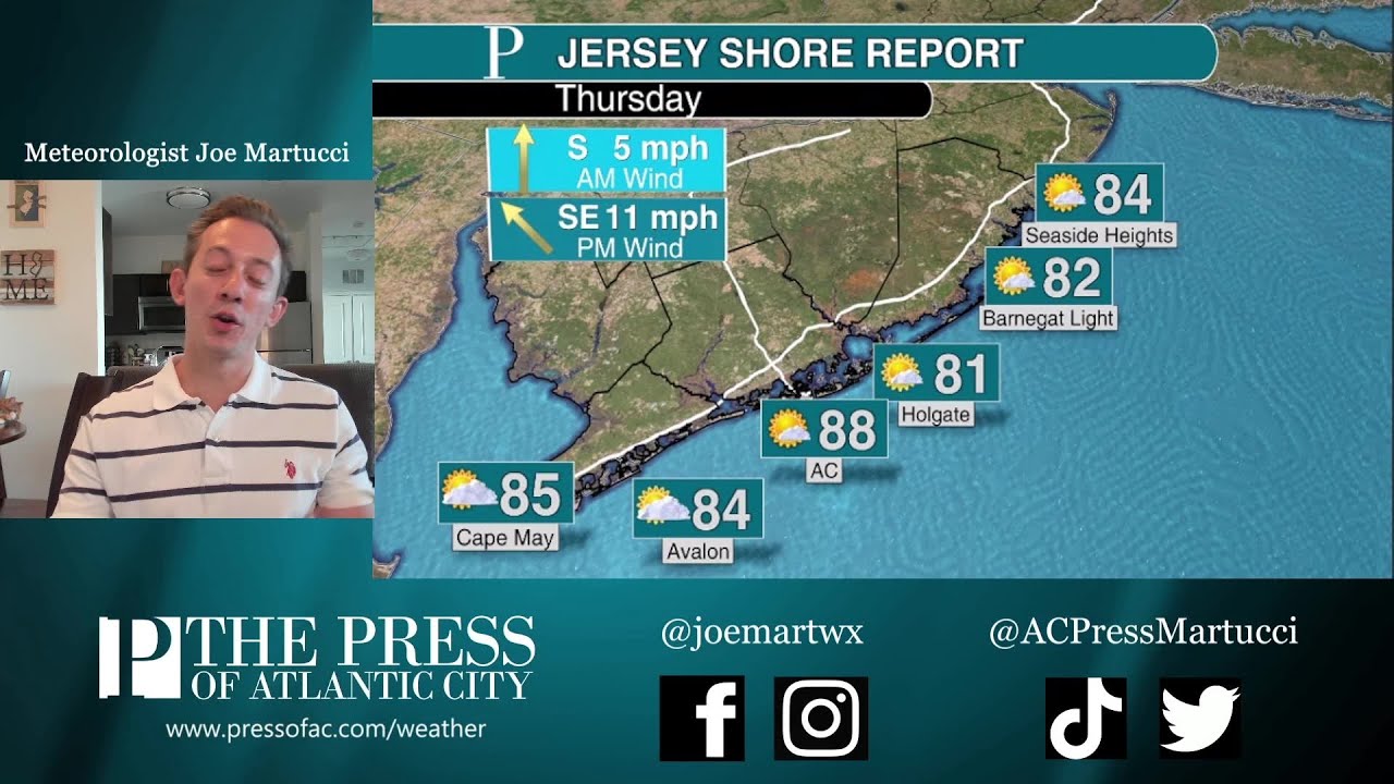 Thursday's sea and sand report with Meteorologist Joe Martucci - YouTube