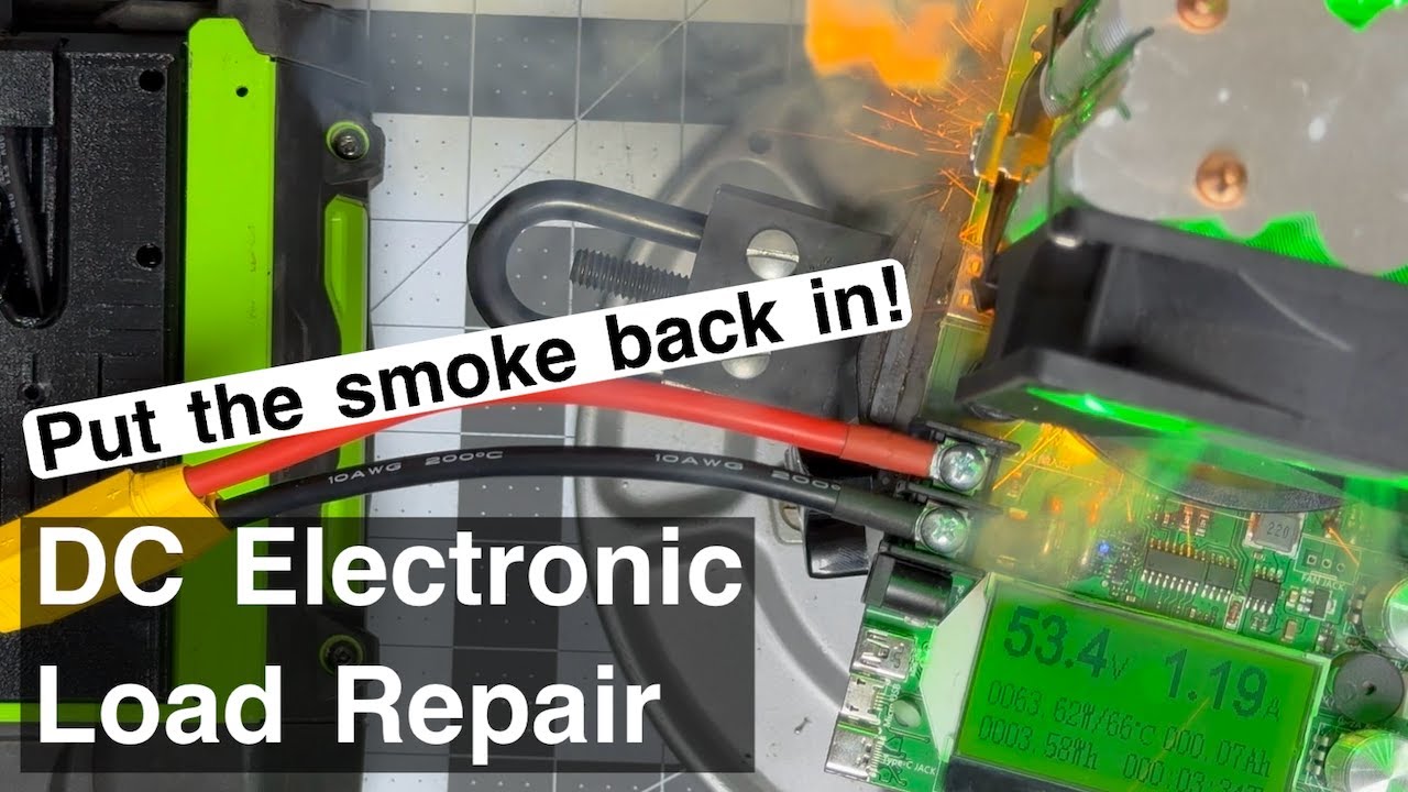 Repairing a DC Electronic Load Battery Tester - YouTube