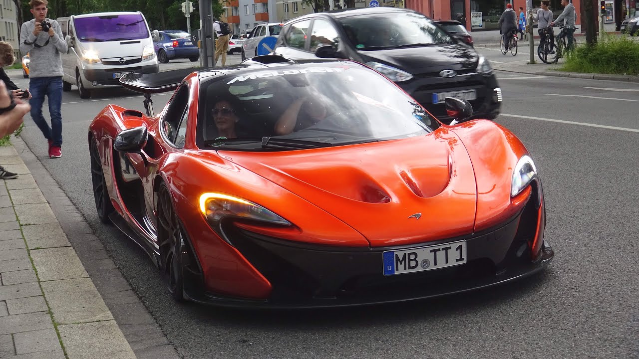 Supercar Parade in Munich - 100+ Supercars! (Enzo, MC12, 2x P1, 2x ...