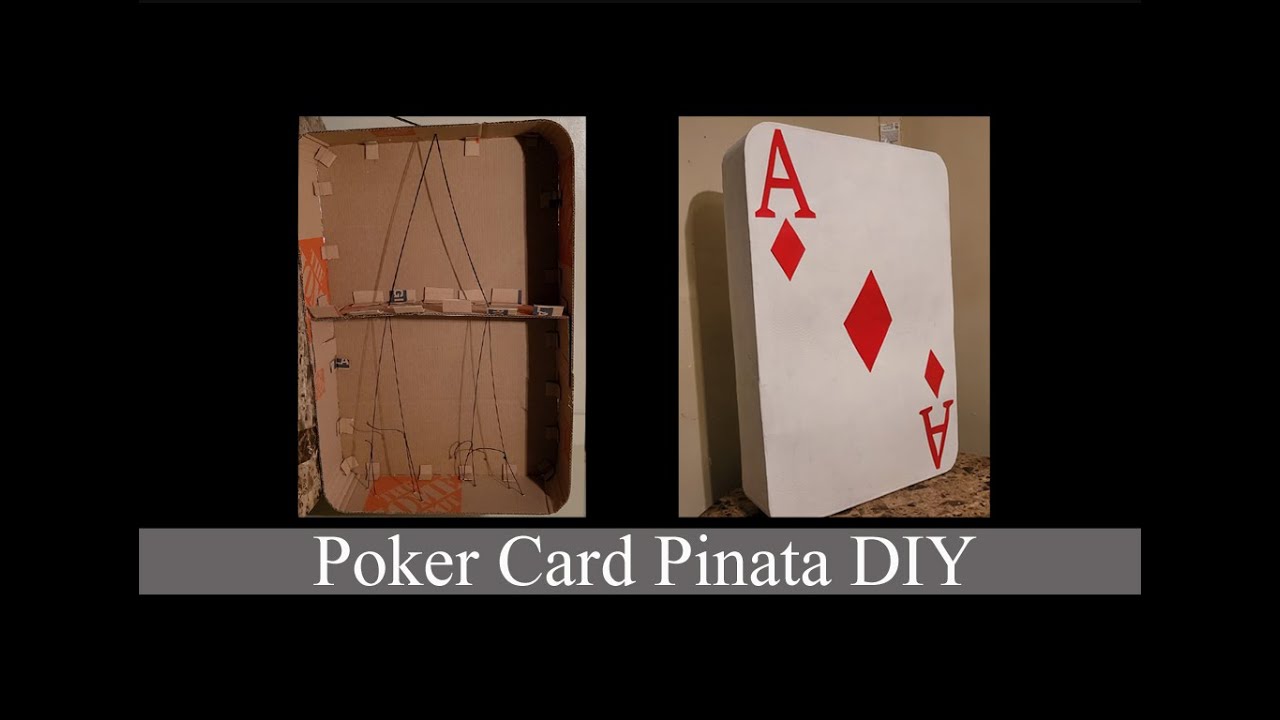 Poker Card - Playing Card - Piñata - DIY - Casino Theme Party Pinata ...
