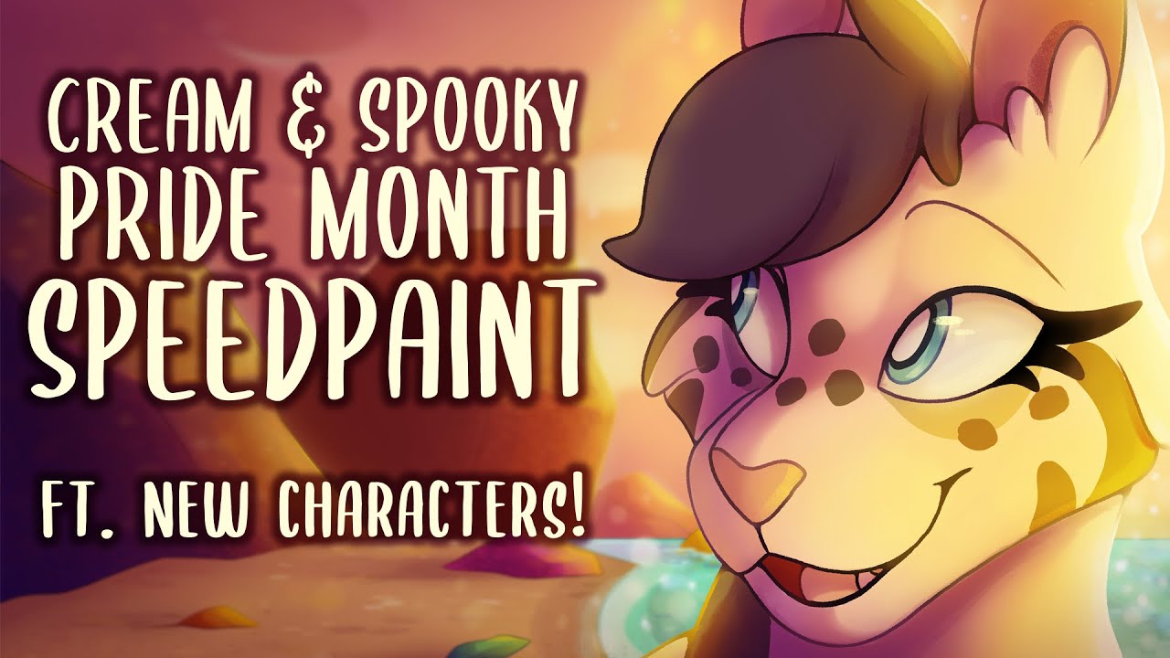 Cream & Spooky Pride Drawing | SPEEDPAINT + DISCUSSION - YouTube