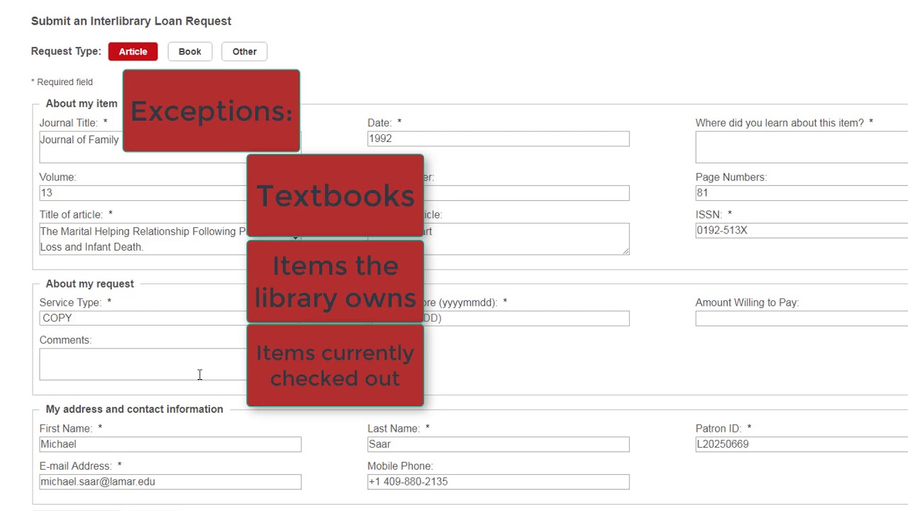 Using Interlibrary Loan - YouTube