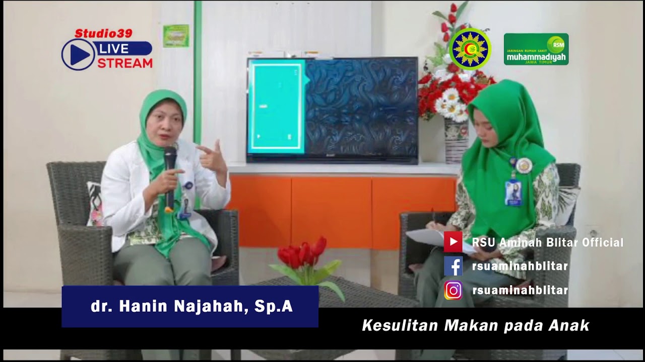 Kesulitan Makan Pada Anak oleh dr. Hanin Najahah, Sp.A | Live IG ...