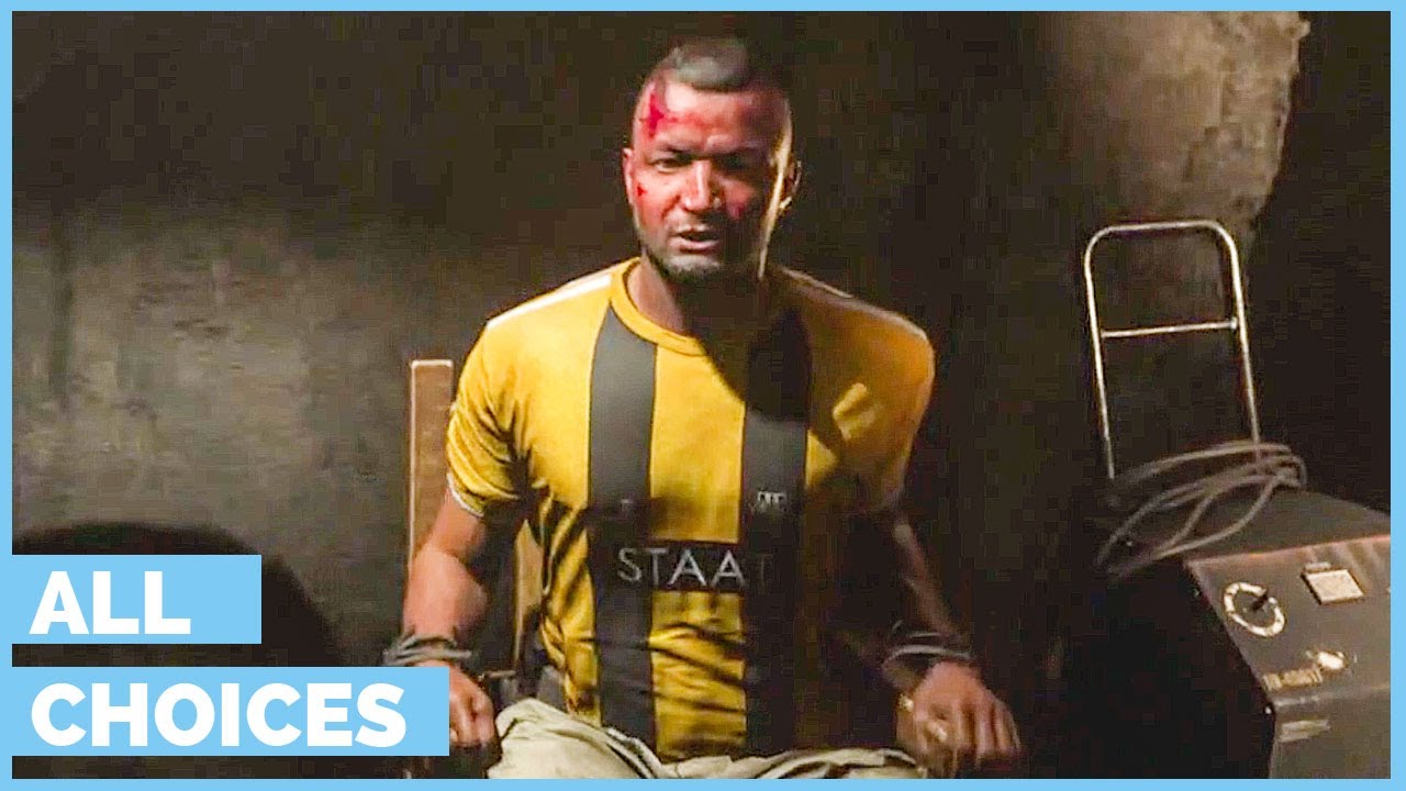 Call of Duty Modern Warfare - The Butcher Interrogation ALL Choices ...