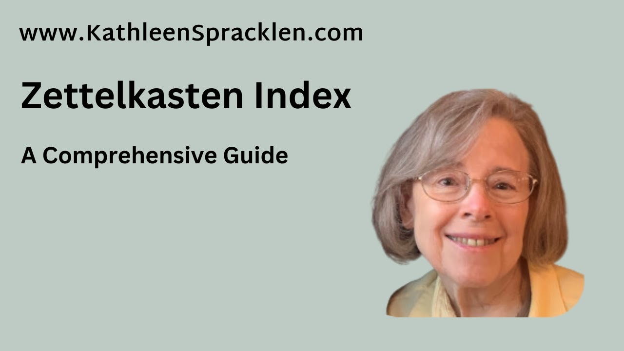 Zettelkasten Index - A Comprehensive Guide - YouTube