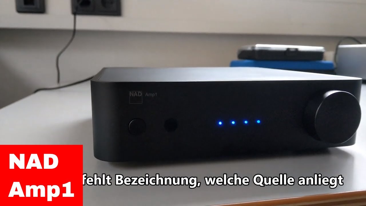 NAD Amp1 | kompakter Stereoverstärker mit Streaming Kurztest/Preview ...