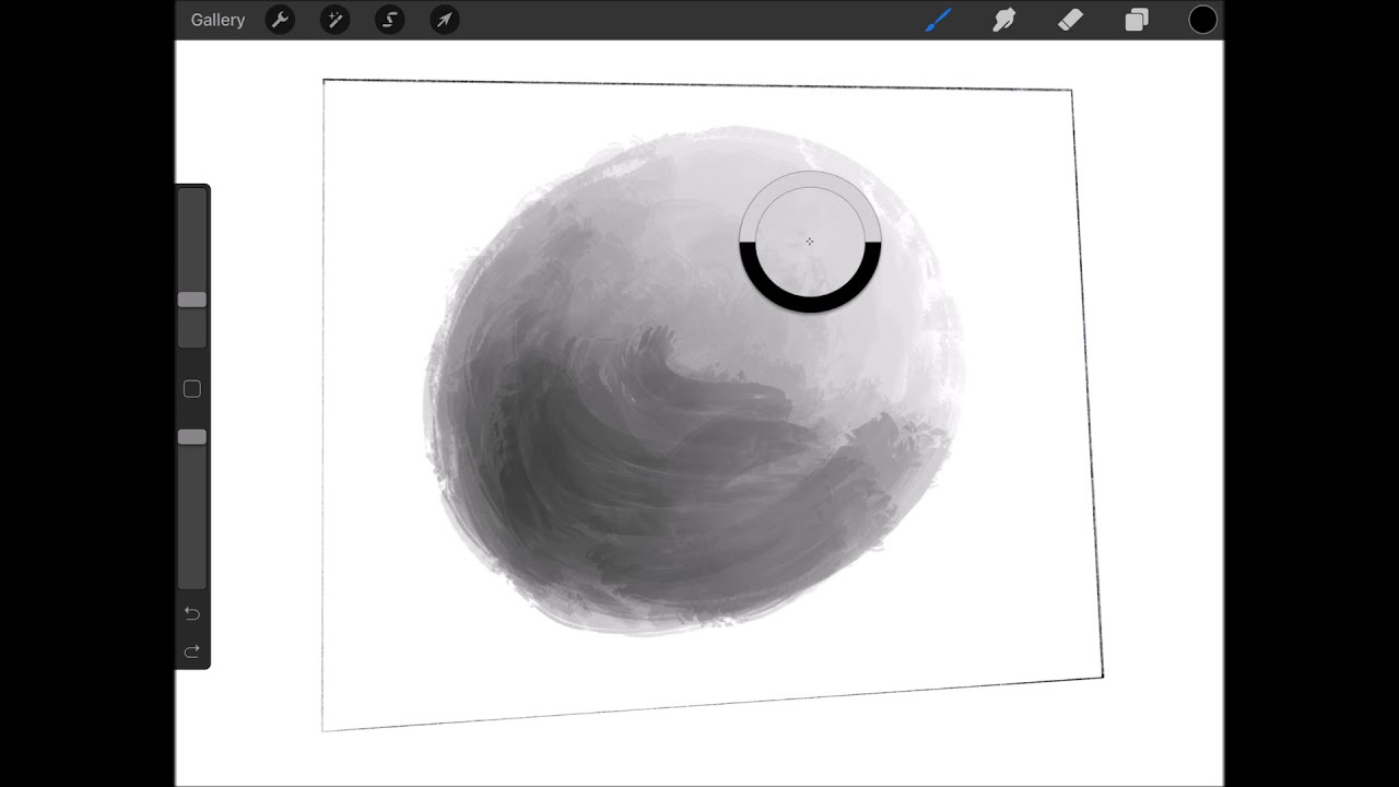 Grayscale ball drawing tutorial - YouTube