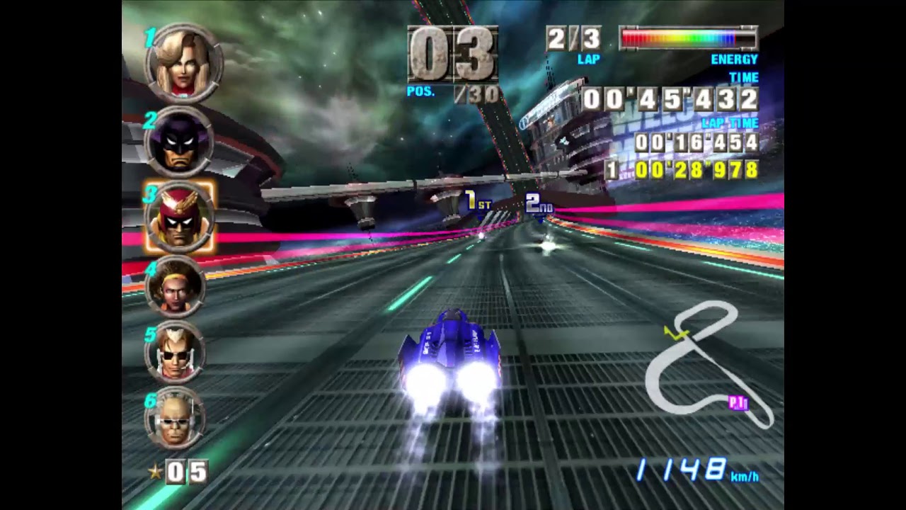 F-Zero GX Grand Prix Captain Falcon Mute City Twist Road | Nintendo ...